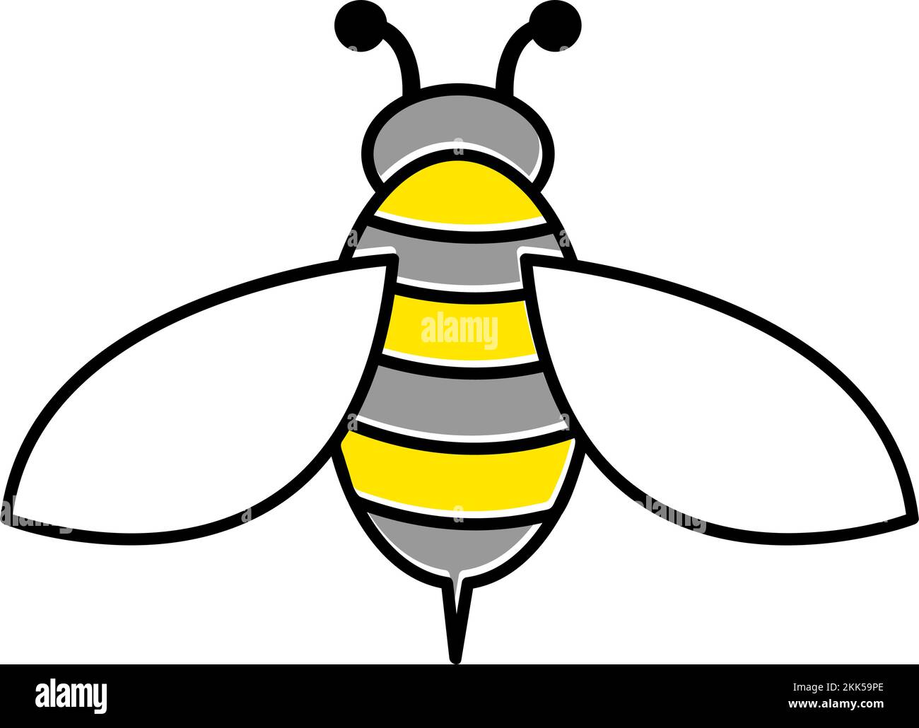 bee element vector illustration design Stock Vector Image & Art - Alamy
