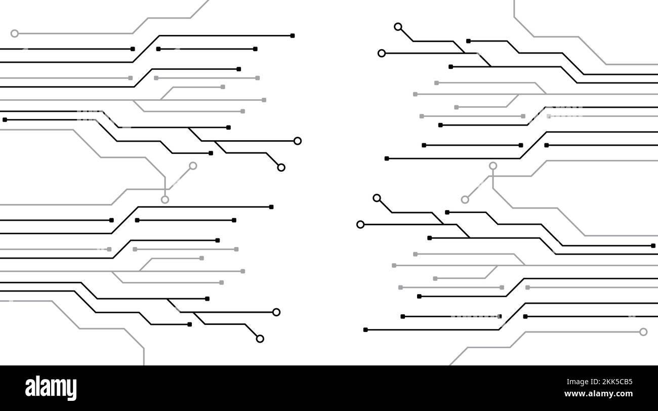 circuit board technology background. future electronics tech concept ...