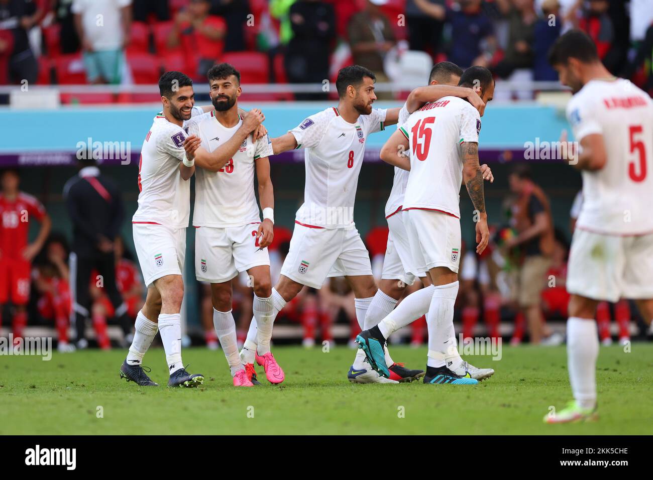 Al Rayyan, Qatar. 25th Nov, 2022. Iran team group (IRI) Football/Soccer : FIFA World Cup Qatar ...