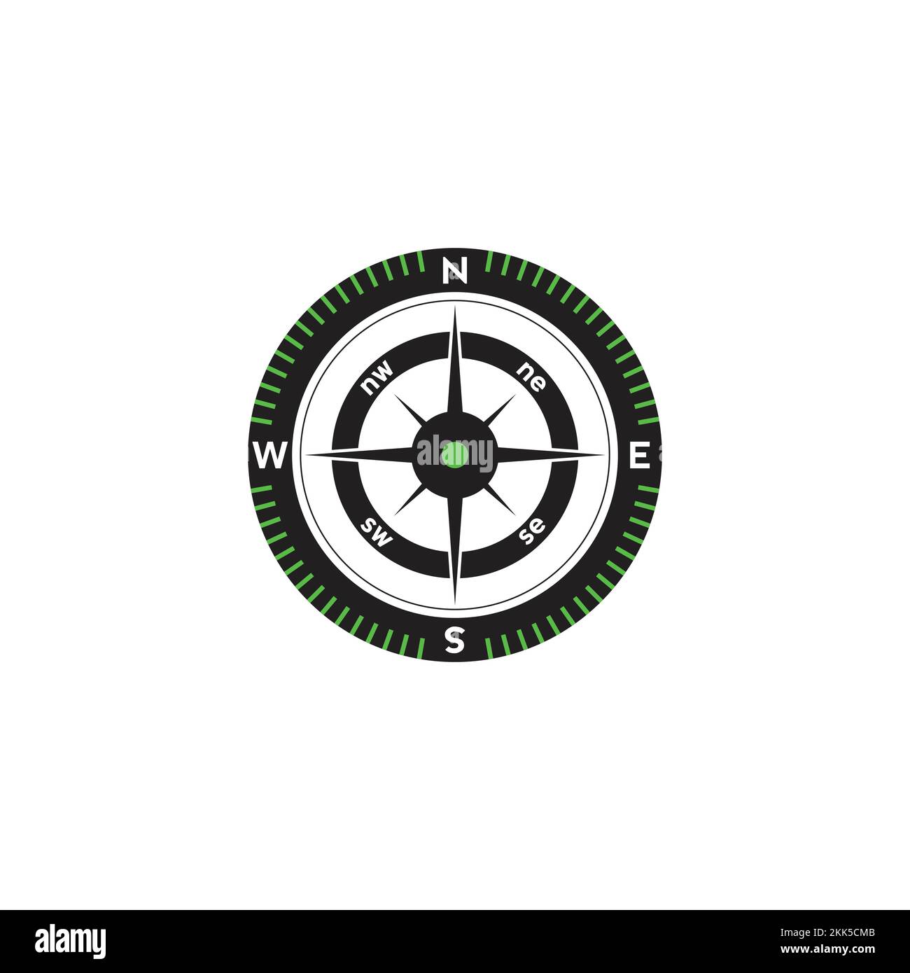 Compass logo design. pointer north, south, east, west, compass symbol ...