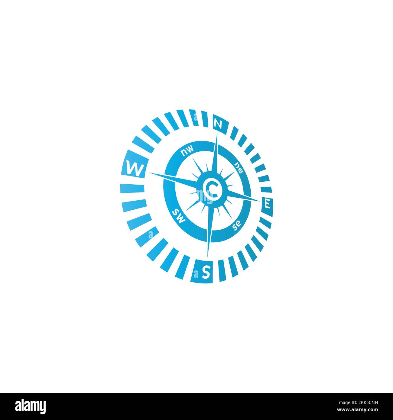 Compass logo design. pointer north, south, east, west, compass symbol ...