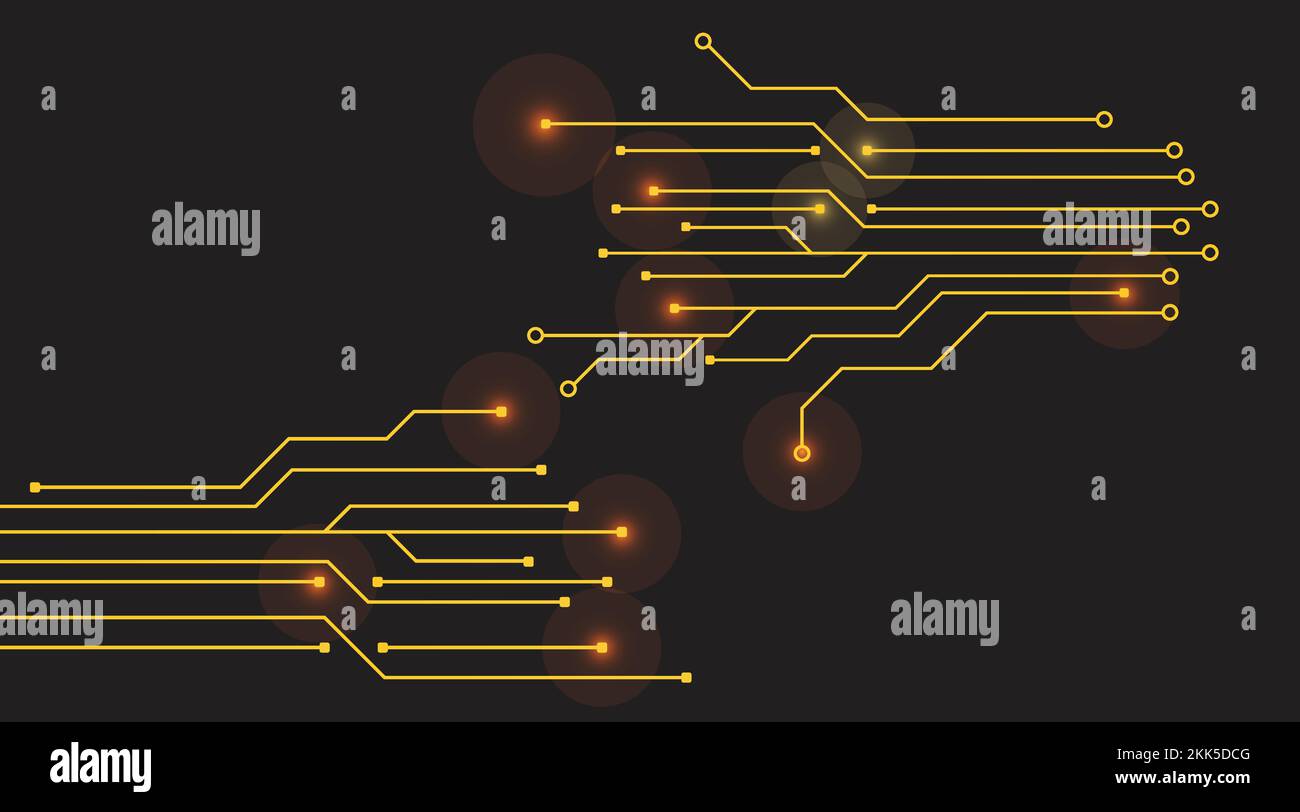 circuit board technology background. future electronics tech concept ...