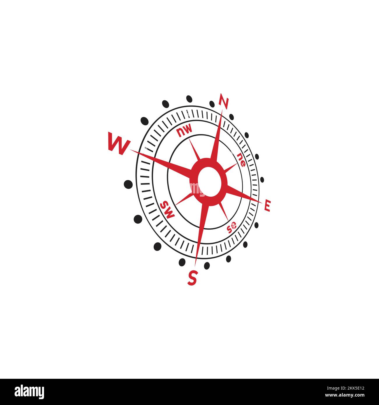 Compass logo design. pointer north, south, east, west, compass symbol ...
