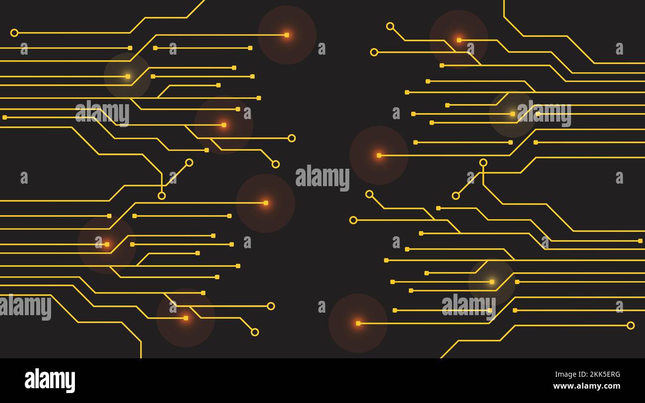circuit board technology background. future electronics tech concept ...
