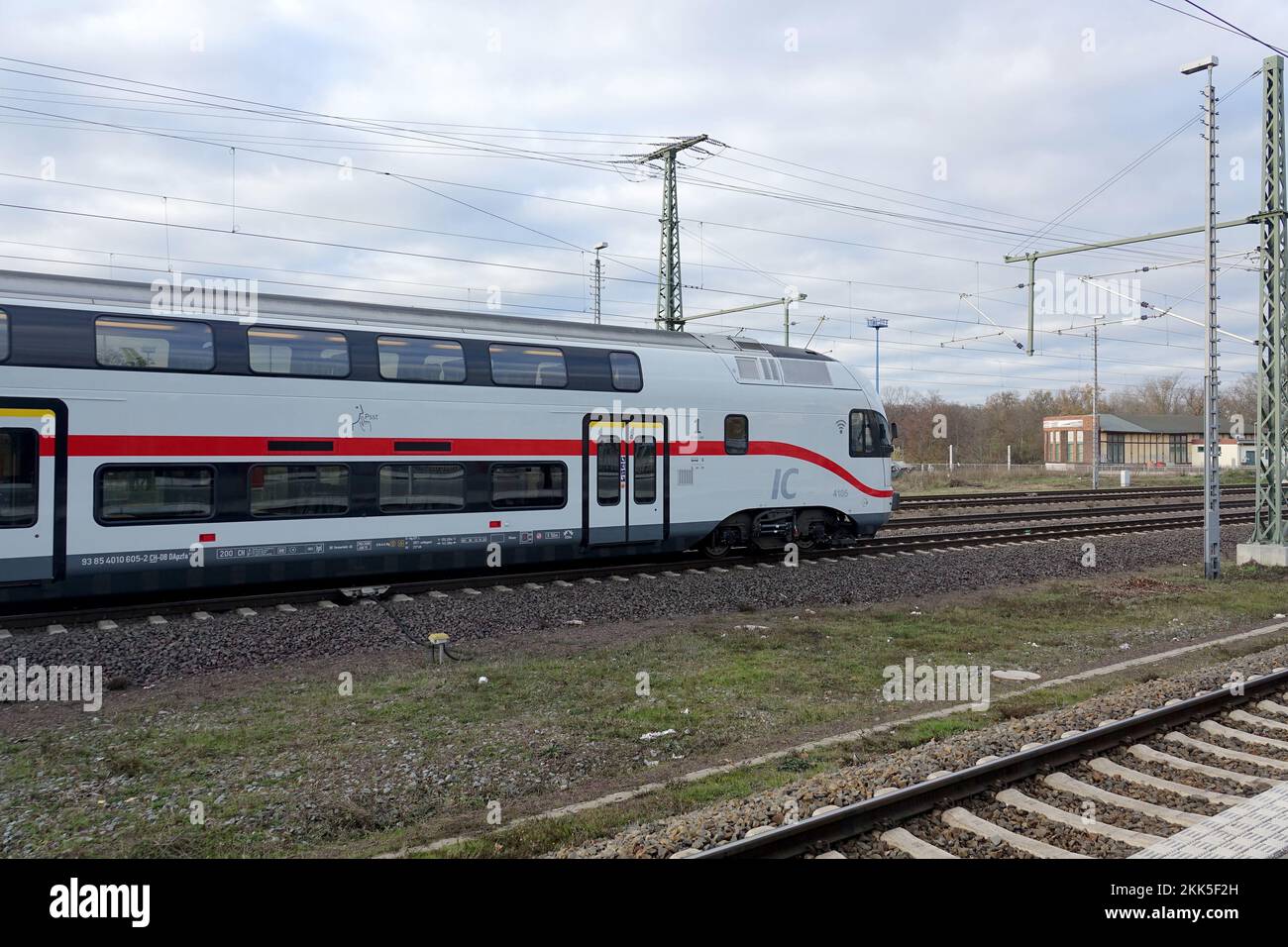 Magdeburg, Germany. 23rd Nov, 2022. A Deutsche Bahn Intercity 2 is ...