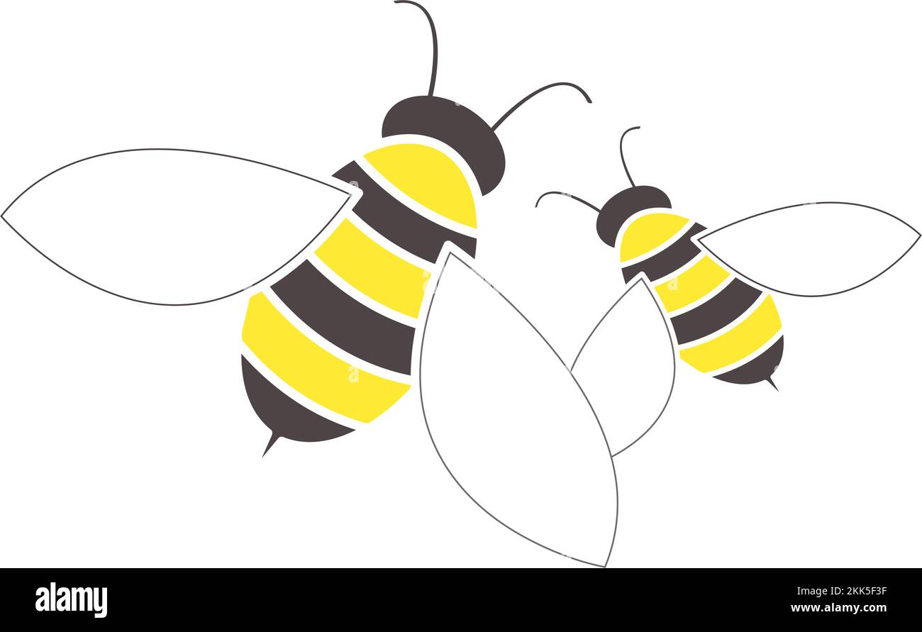 bee element vector illustration design Stock Vector Image & Art - Alamy