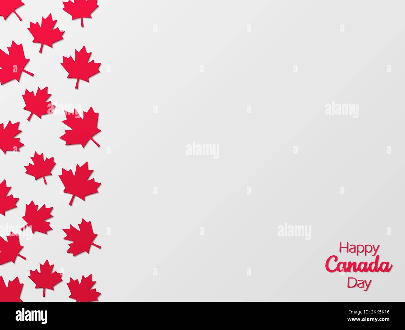 Canada day celebration background in paper cut style. Happy Canada Day ...