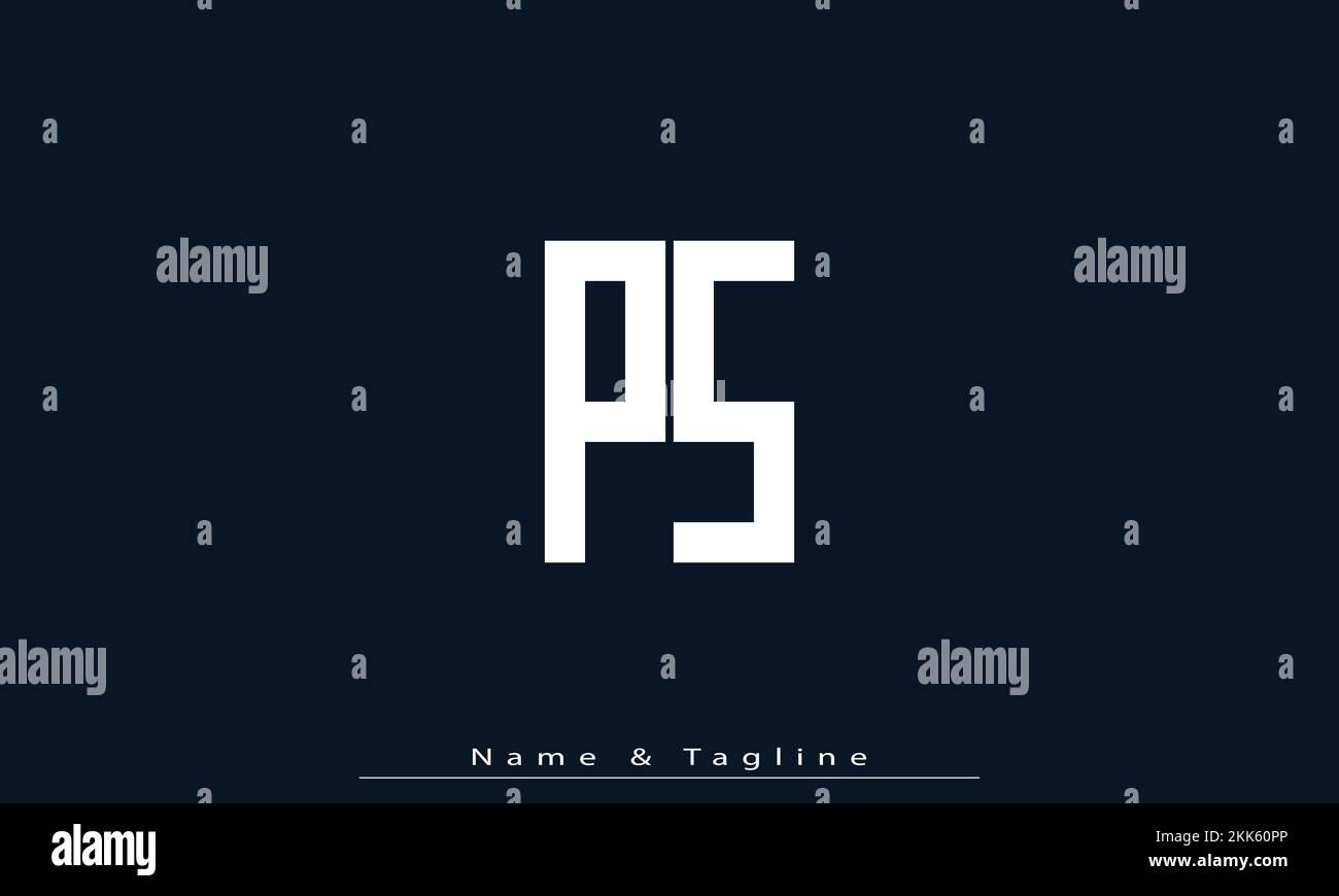Alphabet letters Initials Monogram logo PS , SP Stock Vector Image & Art - Alamy