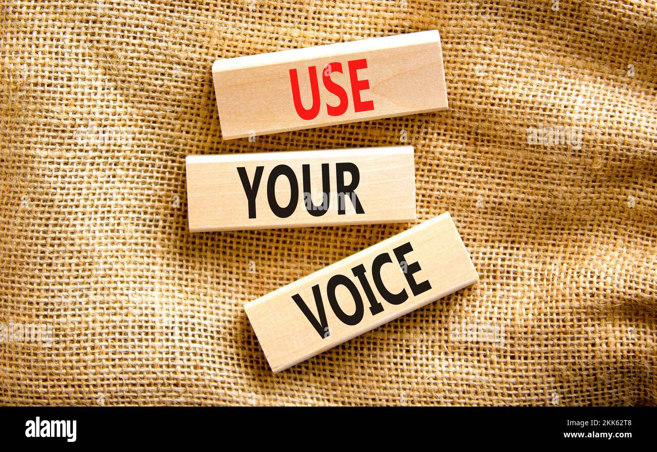 Use your voice symbol. Concept words Use your voice on wooden blocks on ...