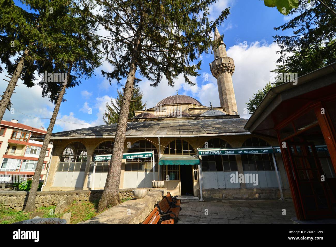 Located in Catalca, Turkey, the Ferhat Pasha Mosque was built in the ...