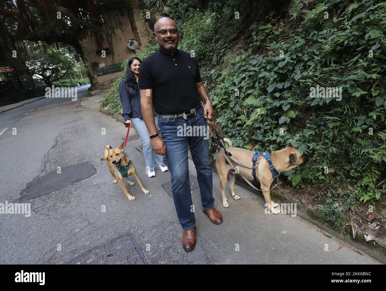 Hong Kong banker Sumanta Panigrahi, and his wife Sudhasri Panigrahi ...