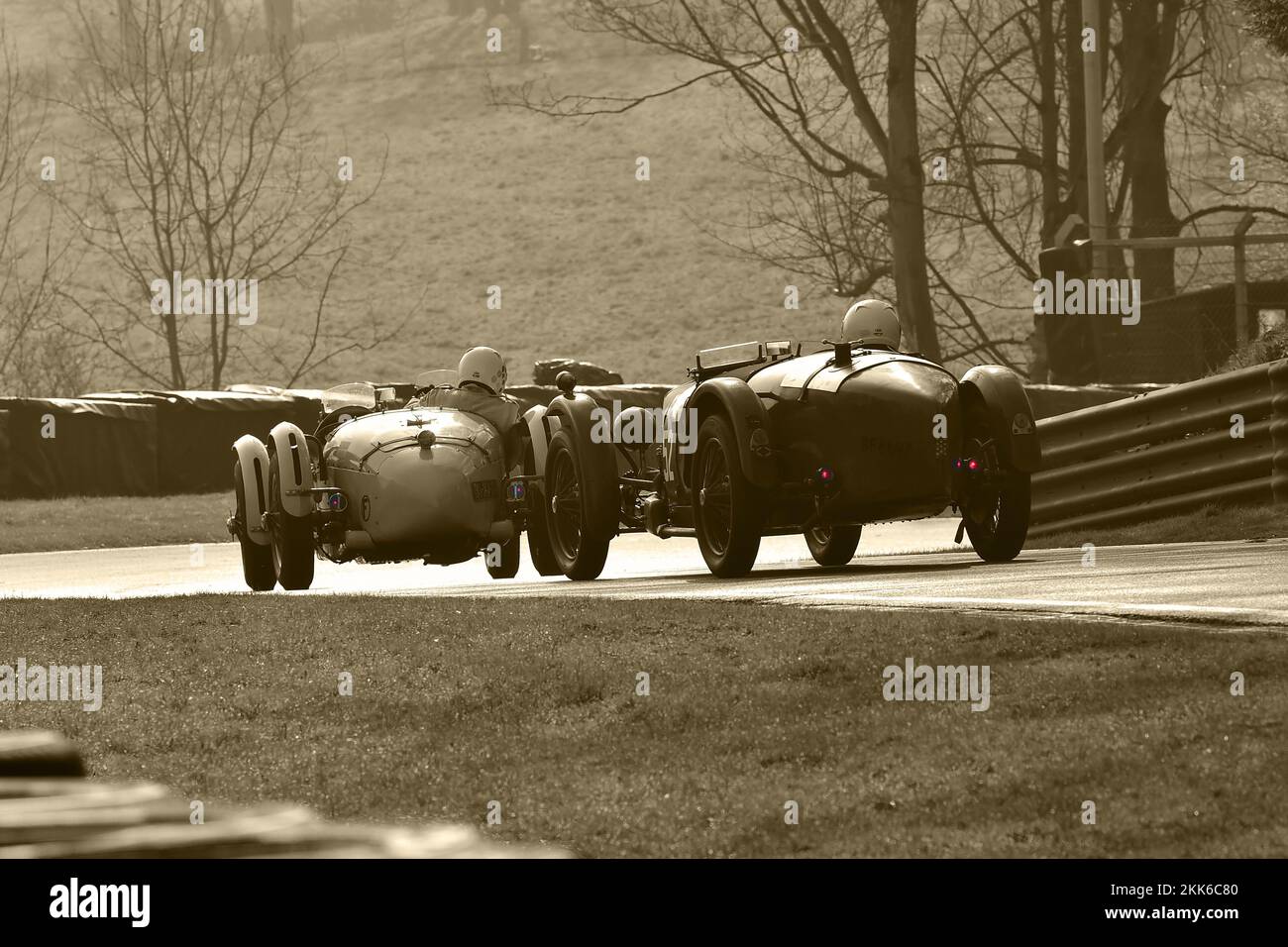 Nigel Dowding, Riley Brooklands, John Guyatt, Talbot Lago T150C ...