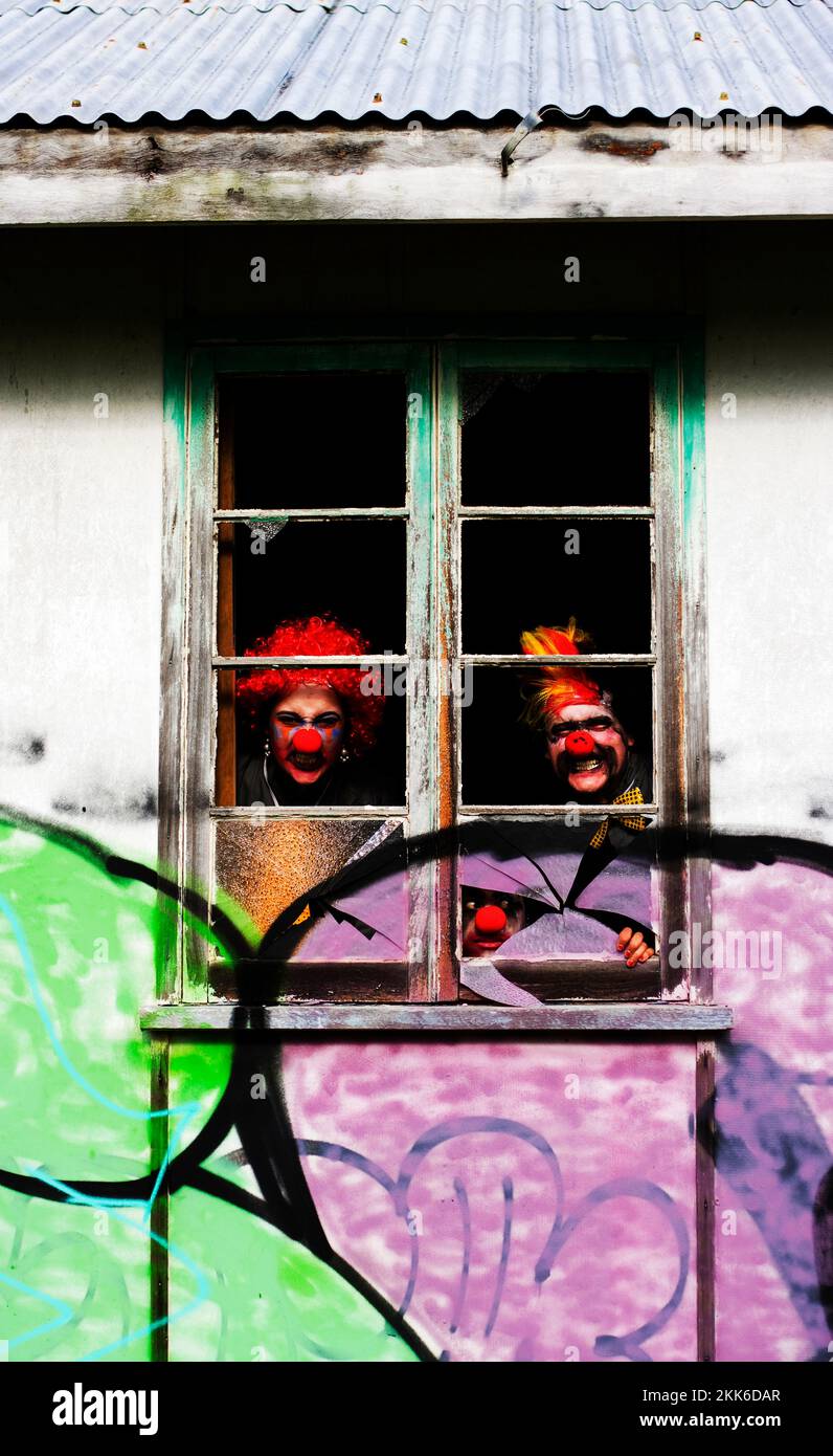 Bad clowns hi-res stock photography and images - Alamy