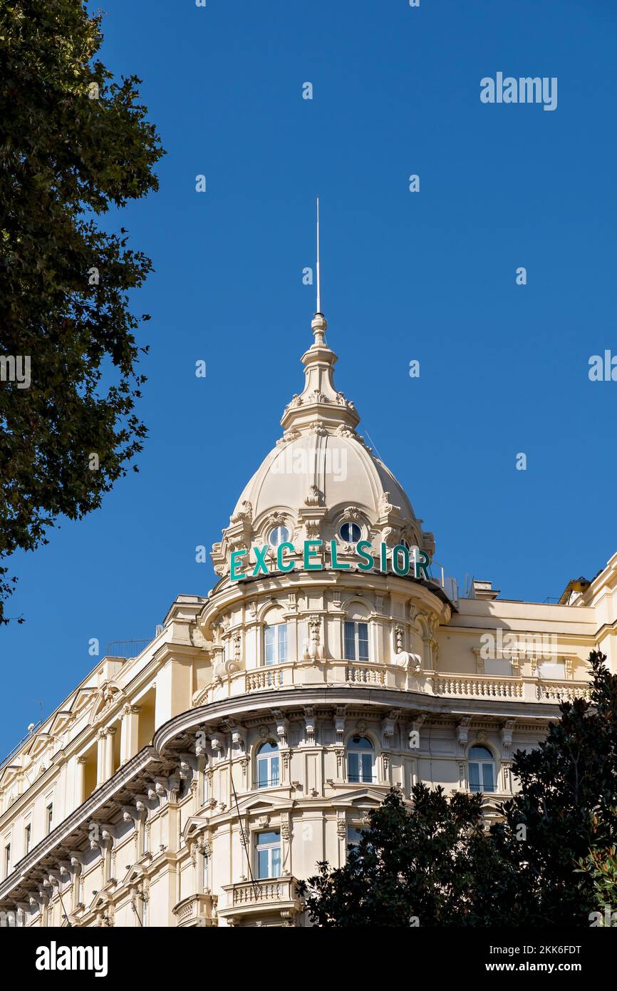 Westin Excelsior Hotel (five stars, luxury) in via Veneto. Rome, Italy ...