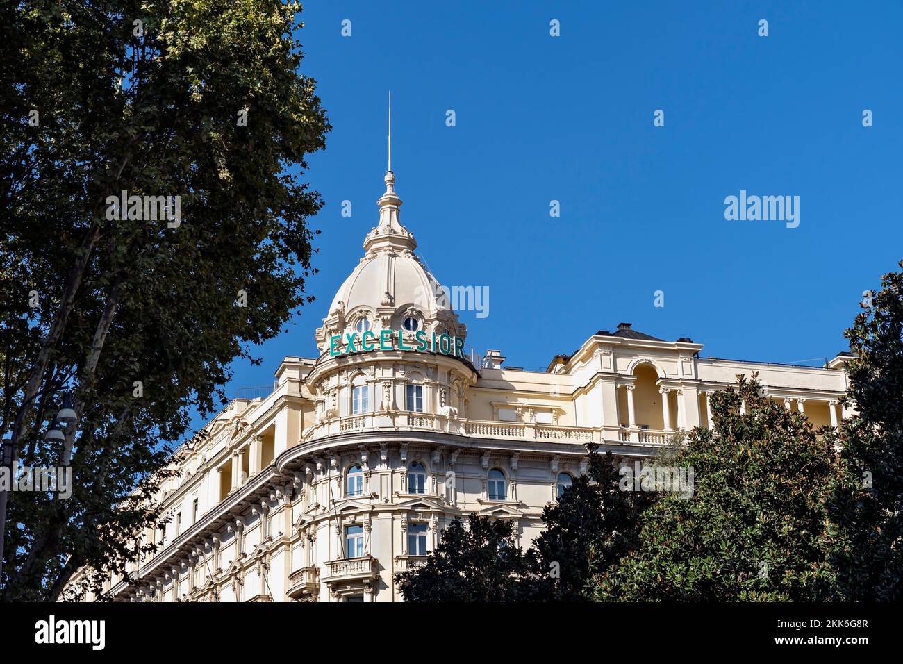 Westin Excelsior Hotel (five stars, luxury) in via Veneto. Rome, Italy ...