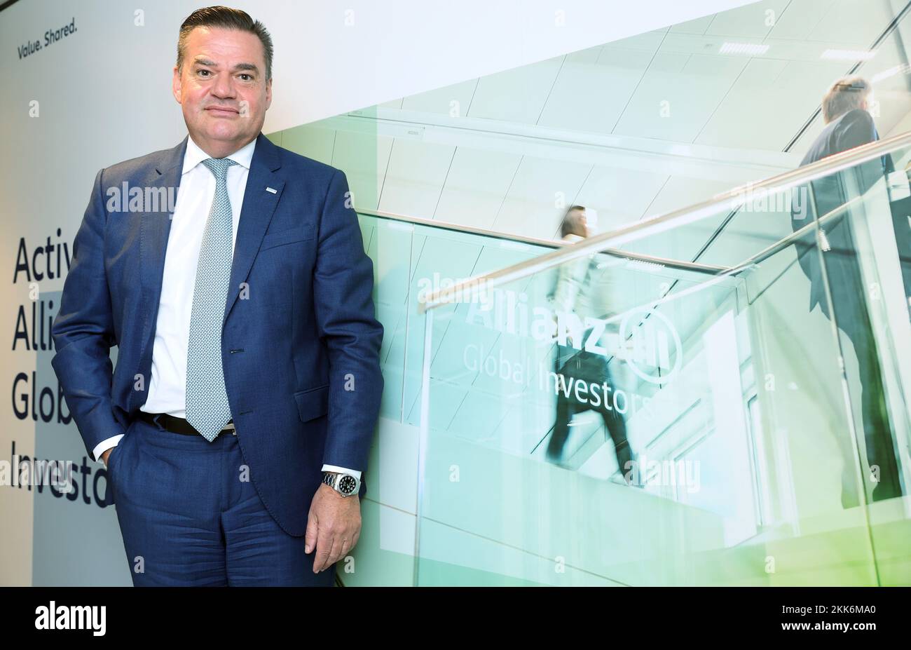 Tobias Pross, CEO of Allianz Global Investors, poses for a picture in ...