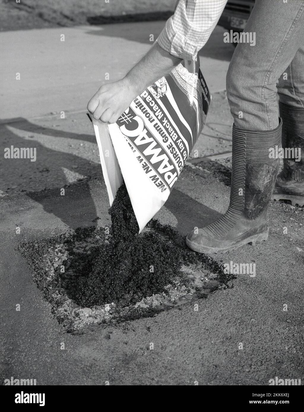 Ready made black macadam hi-res stock photography and images - Alamy