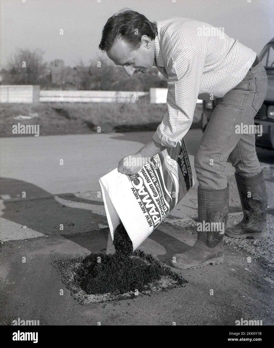 Ready made black macadam hi-res stock photography and images - Alamy