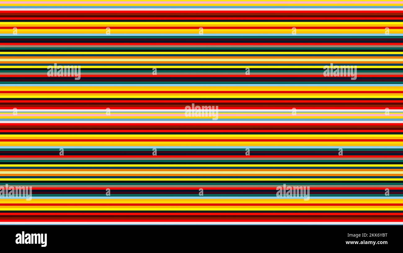 color parallel horizontal lines pattern. abstract vibrant geometric art ...