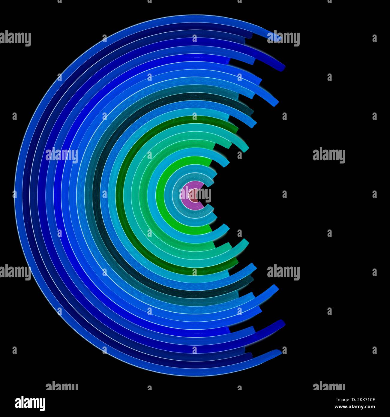 gradient spectrum circular motion background Stock Photo - Alamy