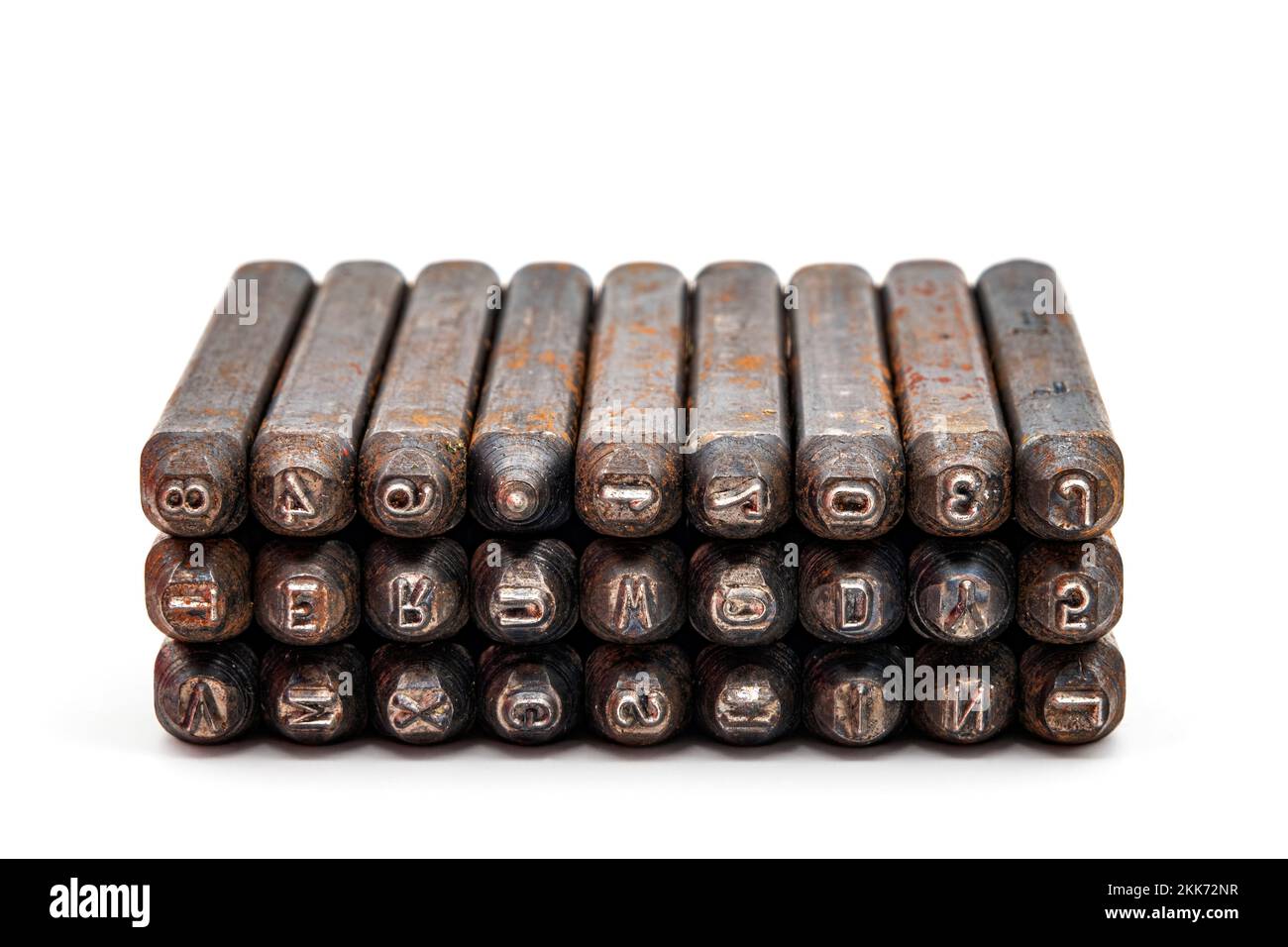 Number marking Cut Out Stock Images & Pictures - Alamy