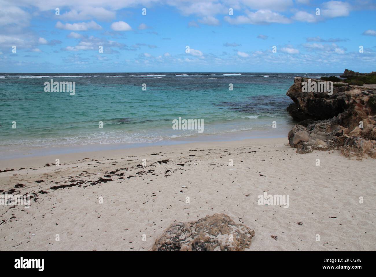 little salmon bay at indian ocean at rottnest island in australia Stock ...