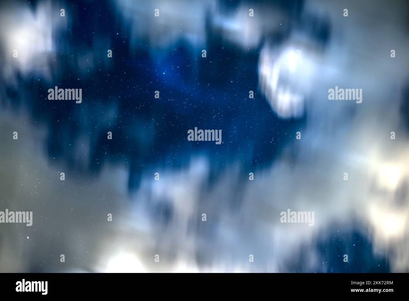 night sky with stars and clouds, motion blur Stock Photo - Alamy