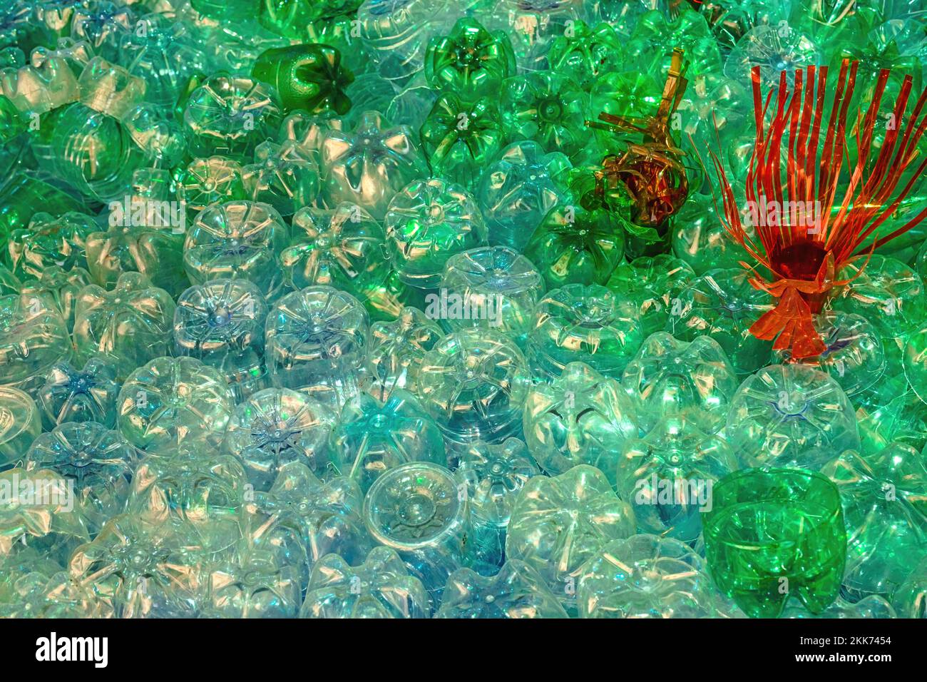 plastic bottle recycled for reuse Stock Photo - Alamy