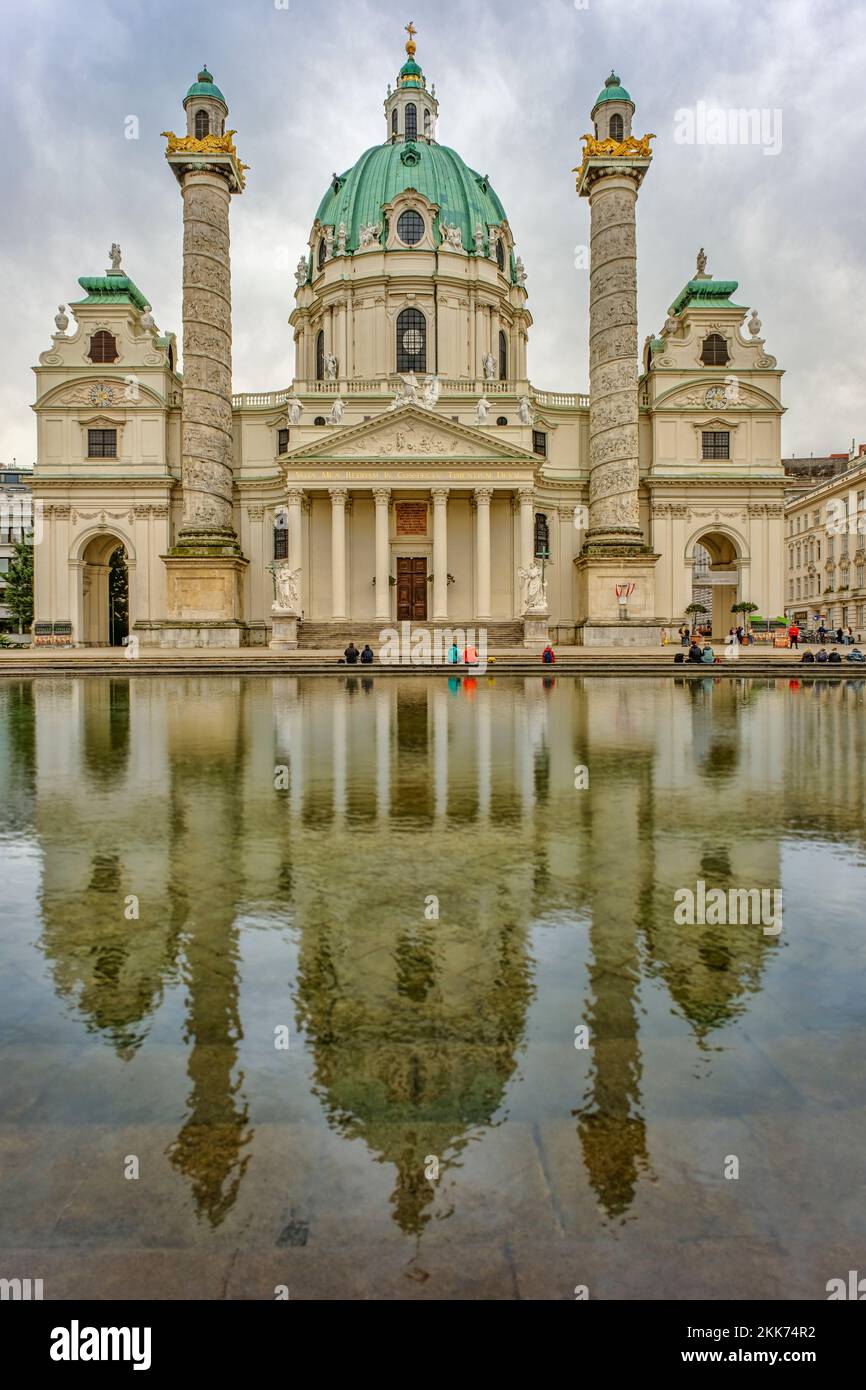Vienna, Austria, September 27 2022, Saint Charles Church (Wiener ...