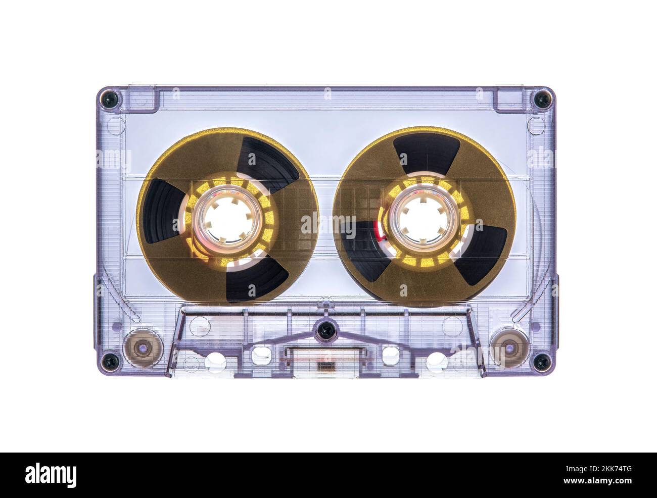 reel 2 reel cassette isolated on white background Stock Photo - Alamy
