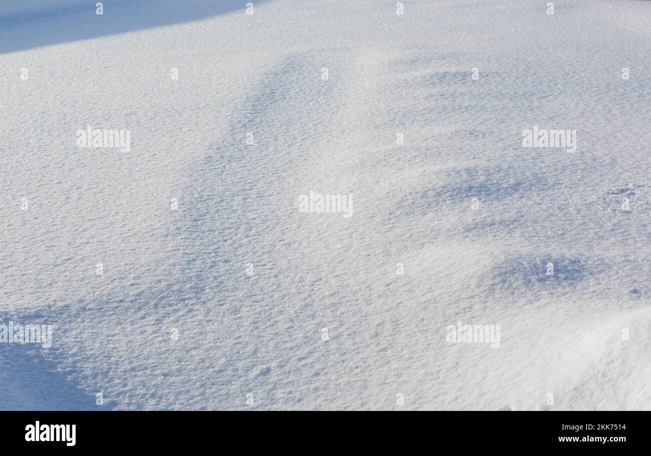 Snow background . Snow texture in blue tone. Winter background Stock ...