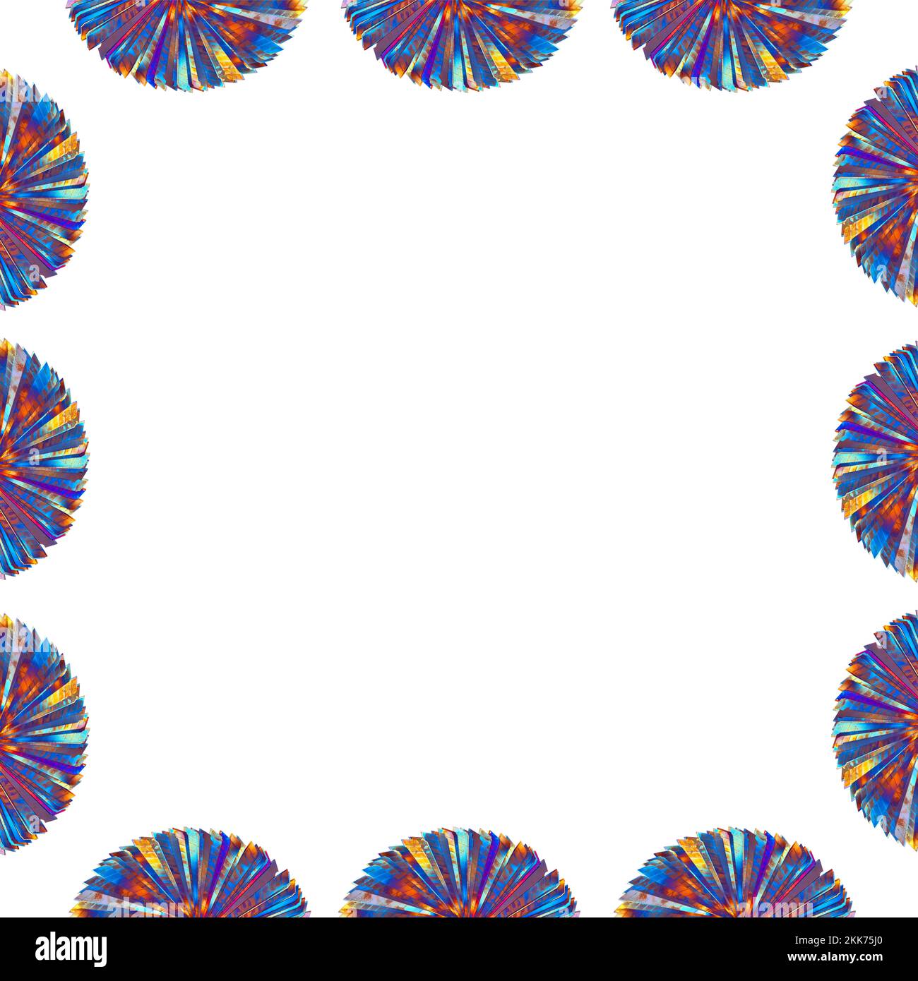 a frame made by utility knife blades, heated in the fire arranged in ...