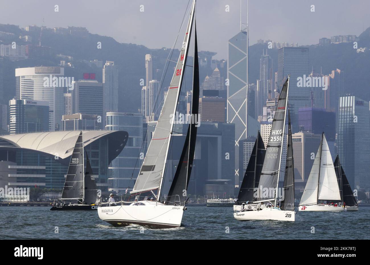 Royal Hong Kong Yacht Club's annual Around the Island Race. 20NOV22 ...