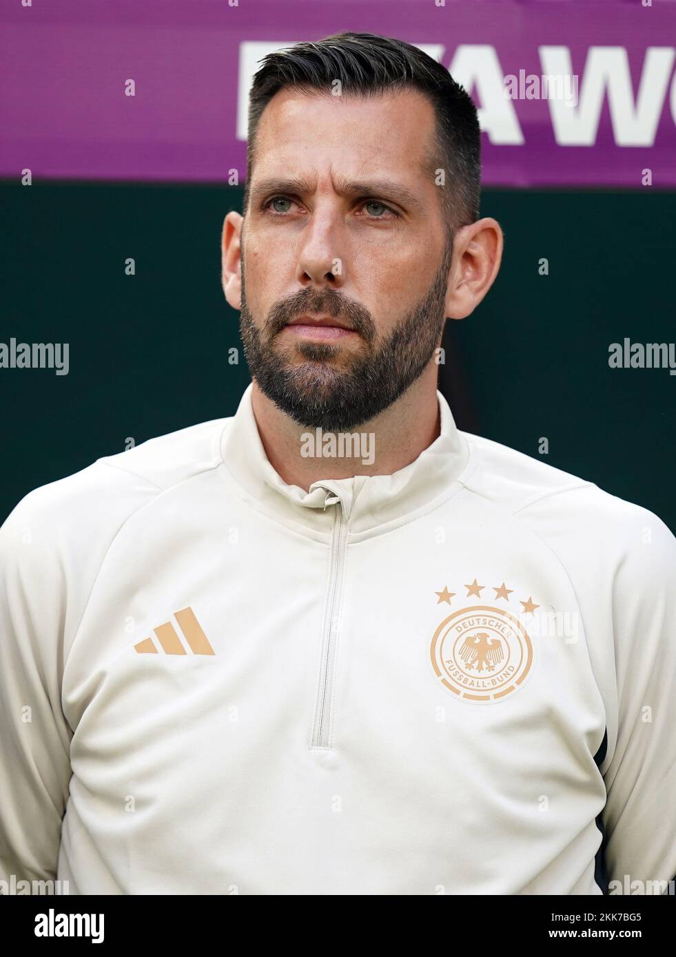 Germany individual coach Mads Buttgereit before the FIFA World Cup Group E match at the Khalifa ...