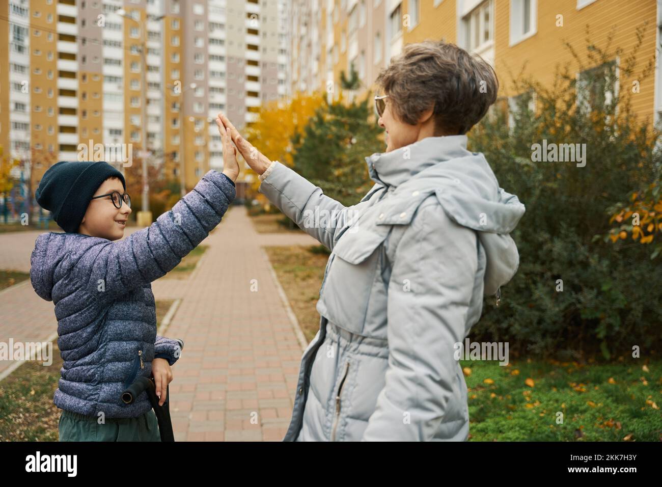 Happy family having fun, spending time together Stock Photo - Alamy