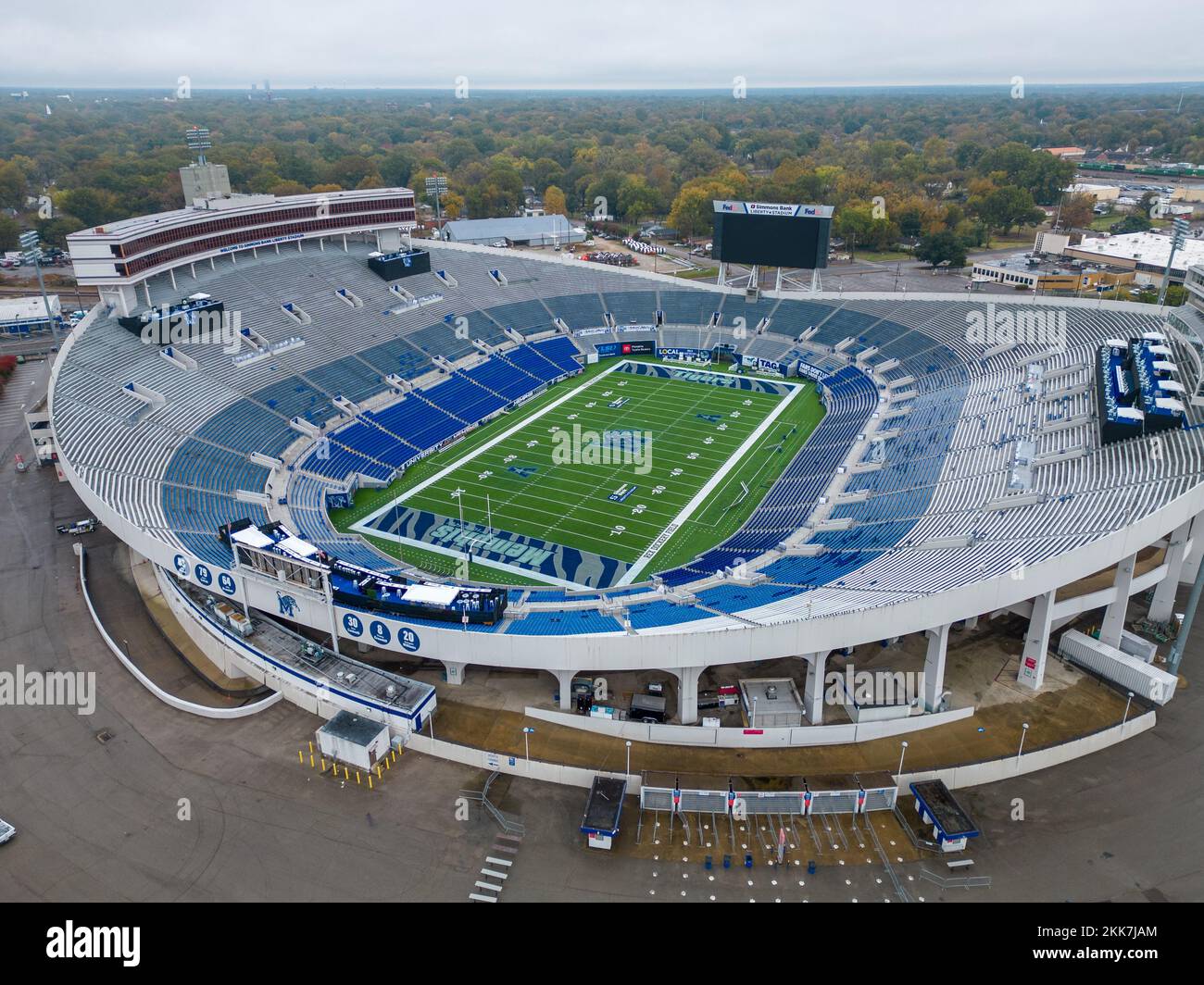 Simmons Bank Liberty Stadium of Memphis - home of the Tigers Football ...