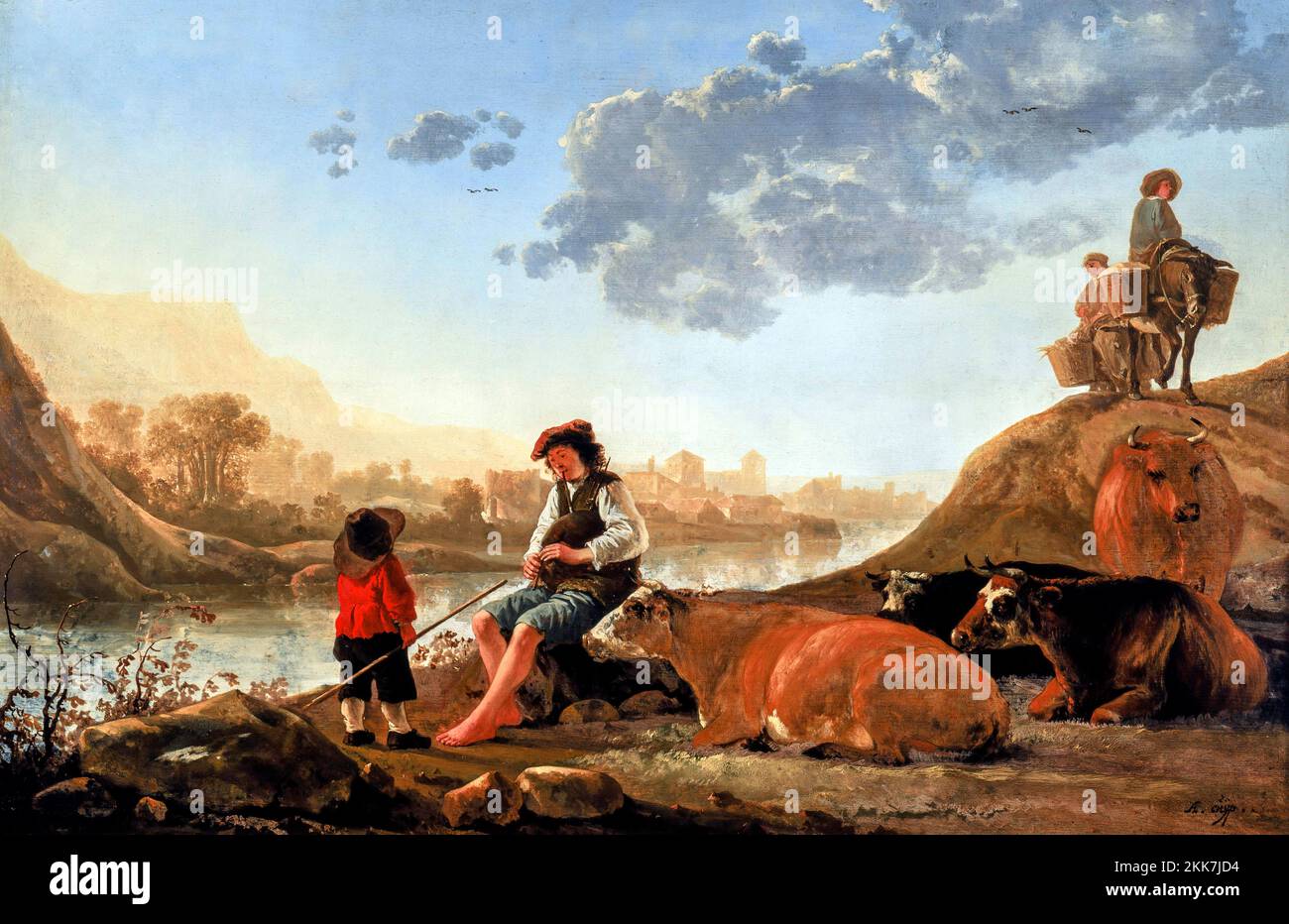 17th century painting cows hi-res stock photography and images - Alamy
