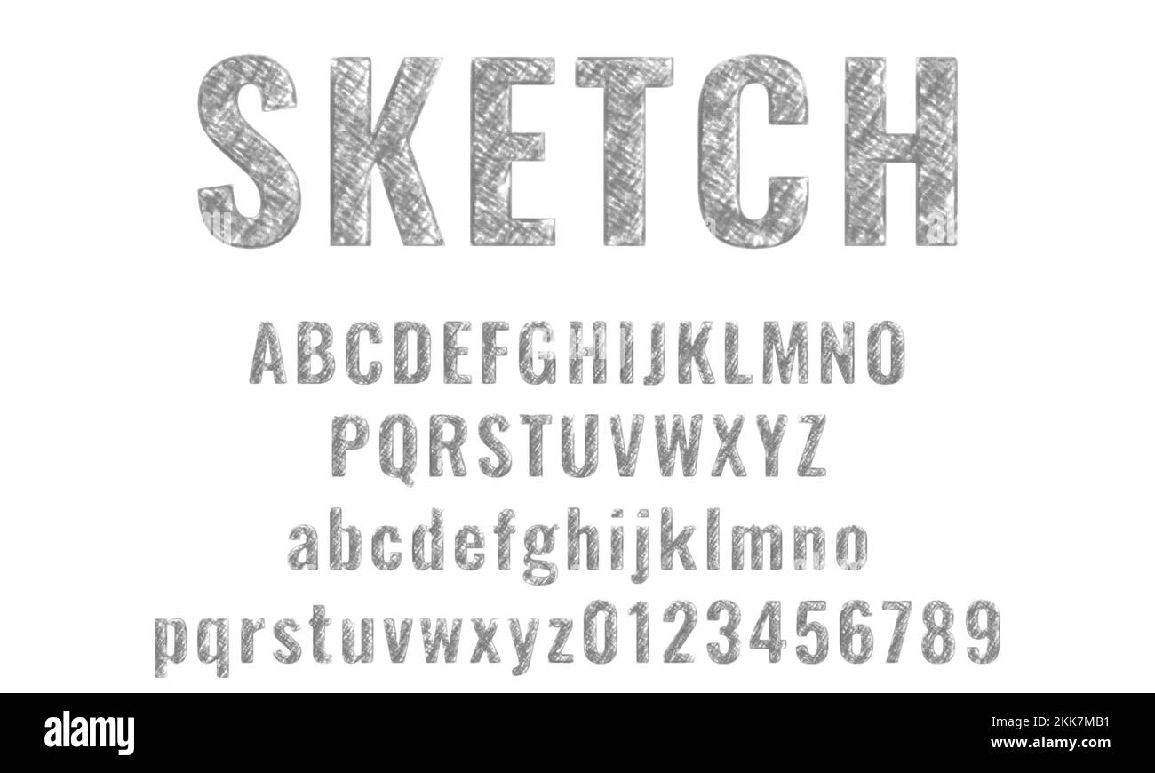 Pencil sketch Black and White Stock Photos & Images - Alamy