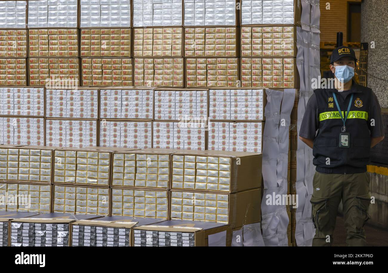 Hong kong customs seizure hi-res stock photography and images - Alamy