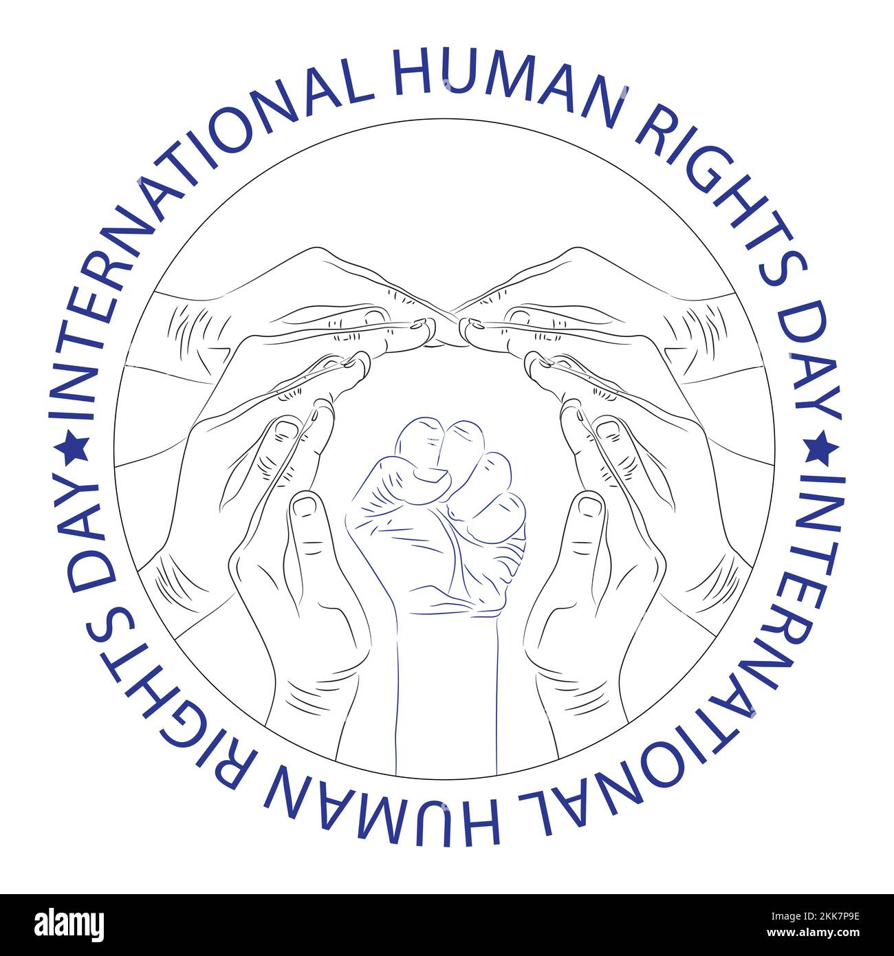 Declaration on human rights Stock Vector Images - Alamy