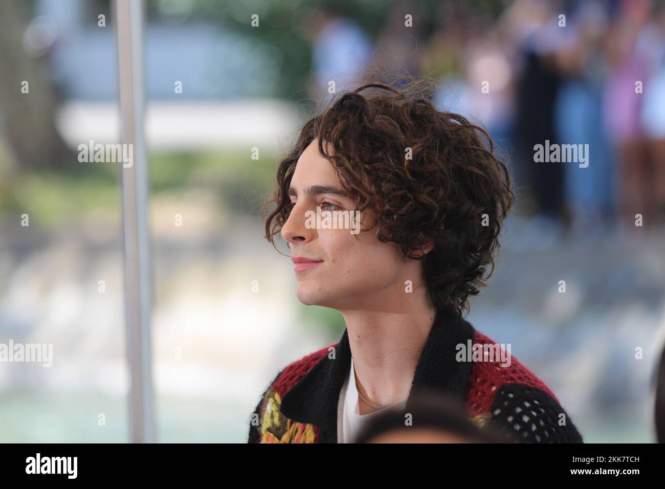 Timothée Chalamet arrives in lido for photocall the Venice film ...