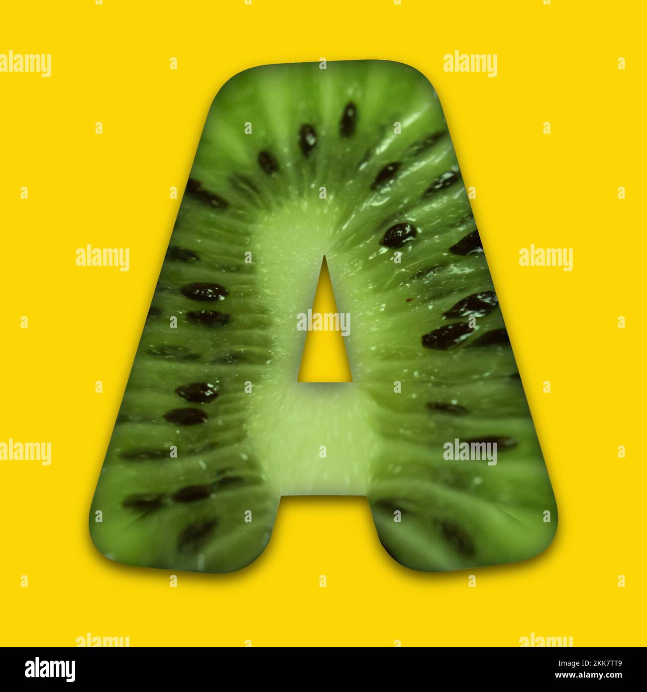 Green letter a hi-res stock photography and images - Alamy