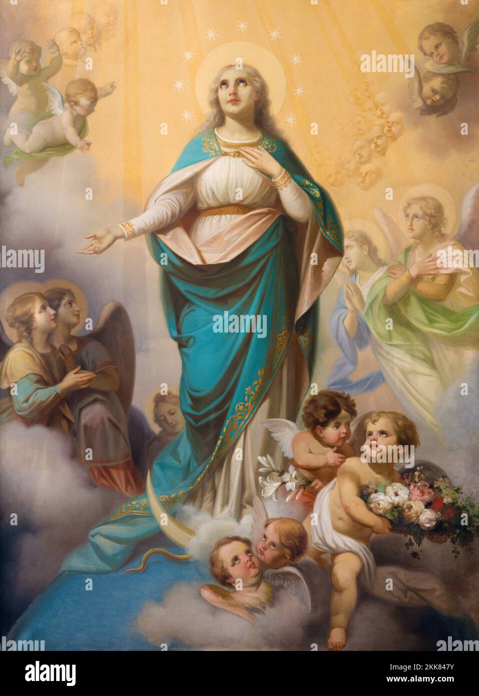 Immaculate conception painting hi-res stock photography and images - Alamy