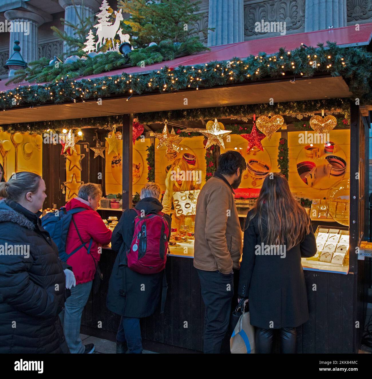 Princes Street, Edinburgh, Scotland, UK. 25 November 2022. Edinburgh ...