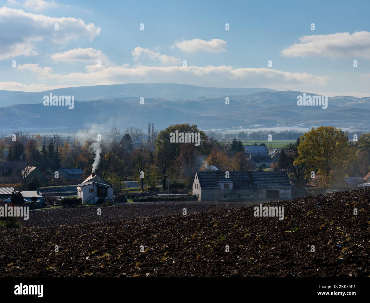 Gory Sowie after first light snow Lower Silesia Poland Stock Photo - Alamy