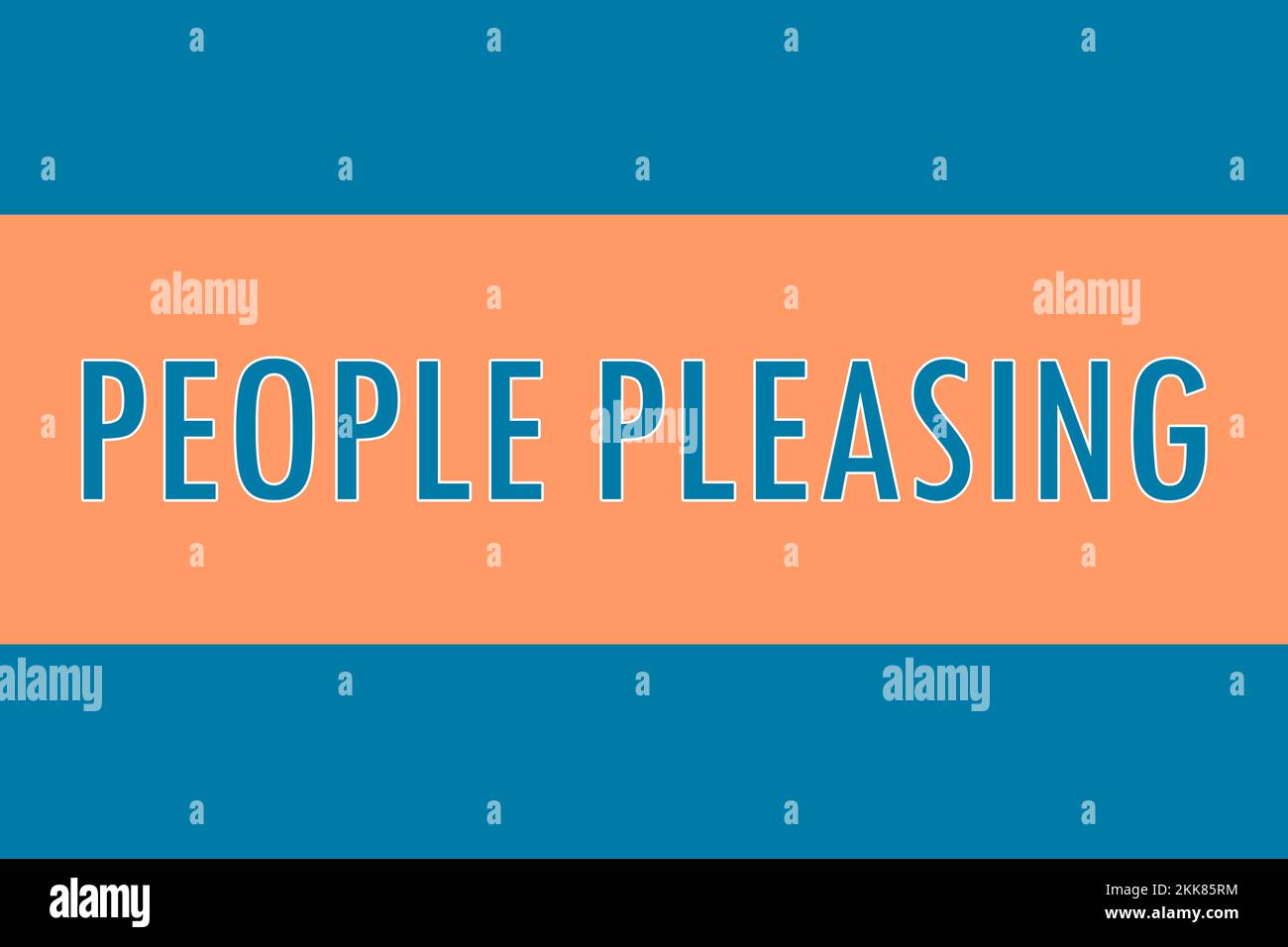 People pleasing, logo. Colorful typography banner with word. Text ...