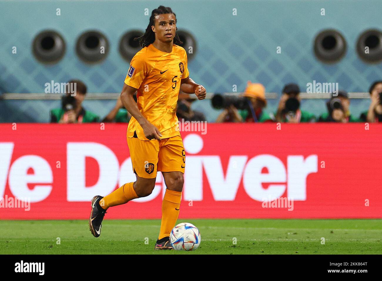 Nathan Ake during the FIFA World Cup Qatar 2022 Group A match between ...