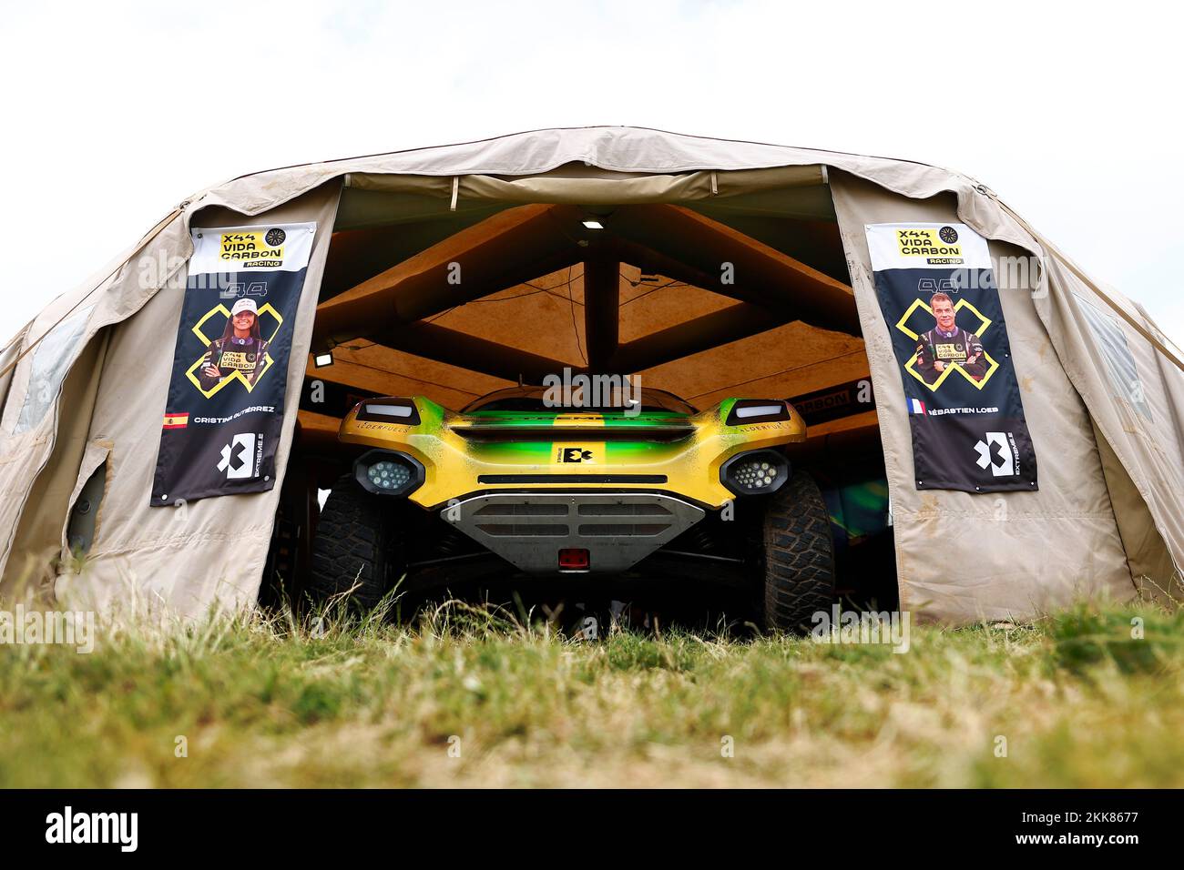 The Team X44 garage during the Extreme E Energy X-Prix in Punta del ...