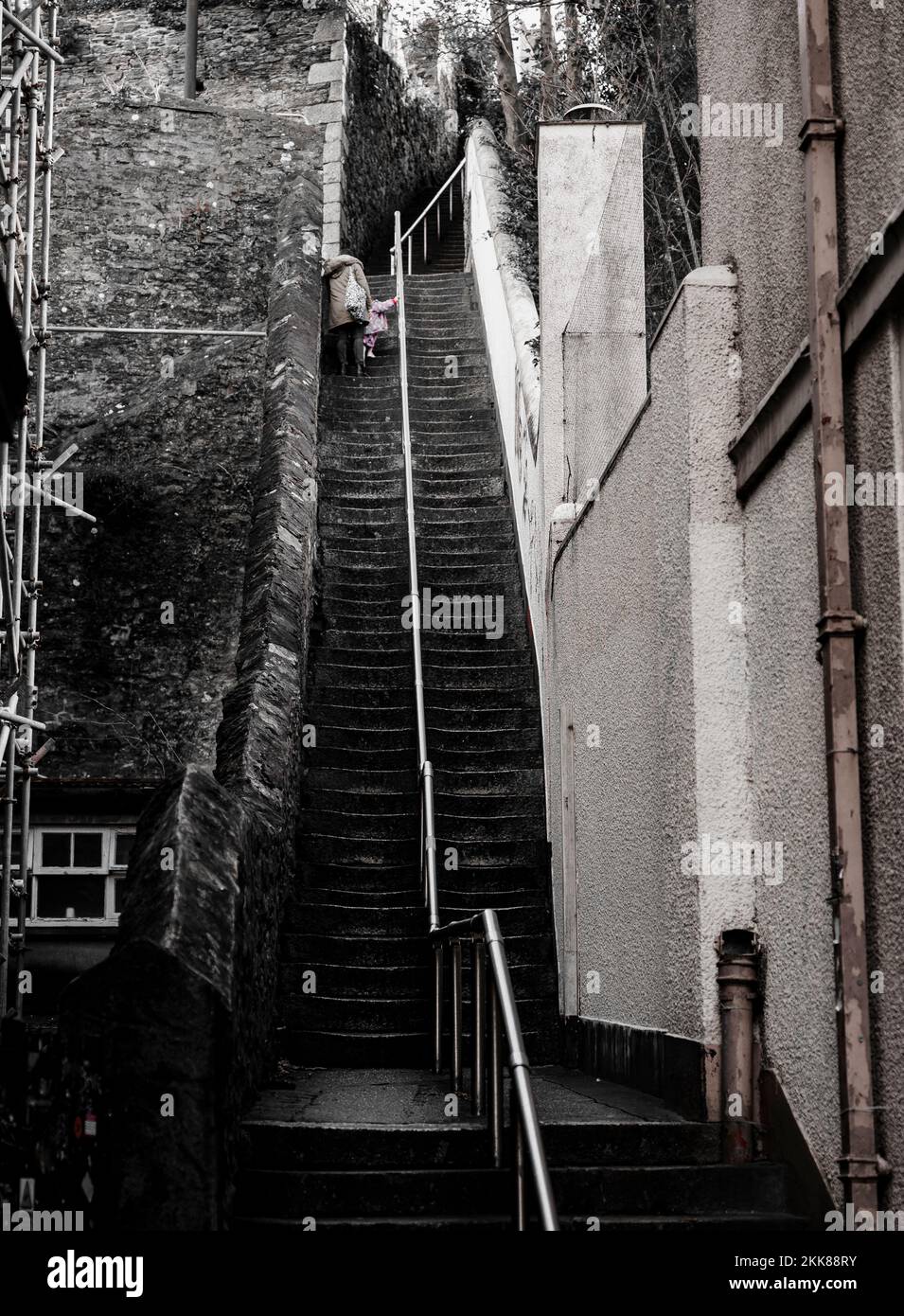 Falmouth alley ways and steps. Exploring the lanes of Falmouth town ...
