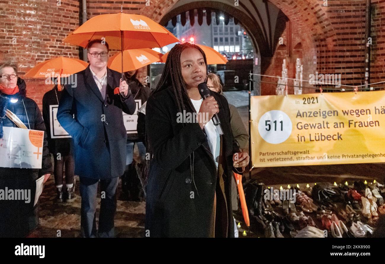 25 November 2022, Schleswig-Holstein, Lübeck: Aminata Toure (Greens ...